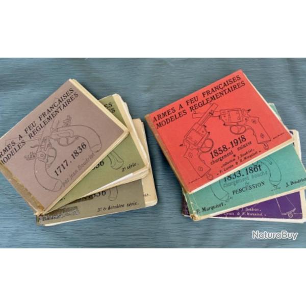 JEAN BOUDRIOT - ARMES A FEU REGLEMENTAIRES 6 tomes originaux au complet - Livres historiques et ...
