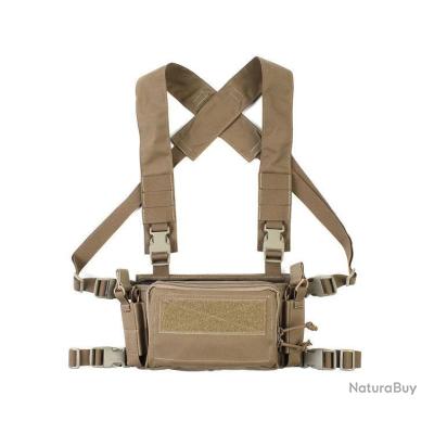 Pew Tactical Chest-Rig type D3CRM - Tan - Gilets tactiques (12967055)