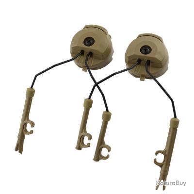 Support Casque Compatible Comtac I/II - Tan - Pièces détachées et ...
