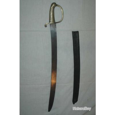 Sabre briquet 1er empire, sans fourreau (uniquement partie cuir ...