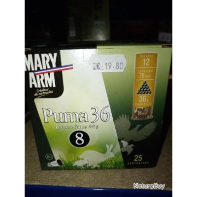 Puma 36 - Cartouches calibre 12 bourre jupe (12992931)