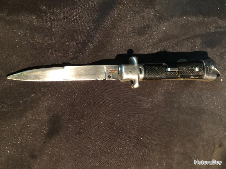 Couteau cran d'arret automatic BARGEON 21.5 cm - Couteaux automatiques ...