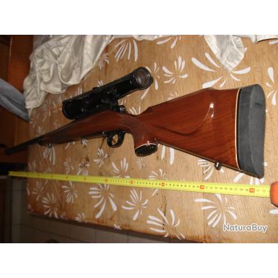 Carabine remington 700 BDL cal 7 RM état neuf préparée armeca équipée frein de bouche ...