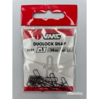 Agrafes VMC Duolock snap n1 - Agrafes - Emerillons - Anneaux Brisés - Carnassiers (13009523)