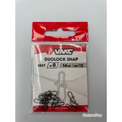 Agrafes VMC Duolock snap n0 - Agrafes - Emerillons - Anneaux Brisés - Carnassiers (13009565)