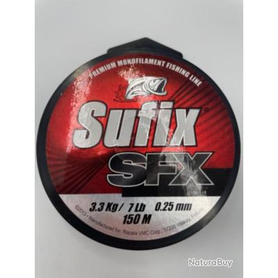 Nylon Sufix SFX 0,25mm 100m - Nylons - Tresses Truite (13009870)