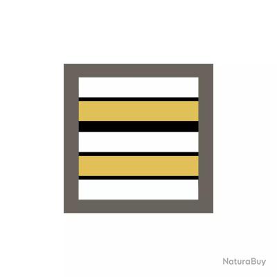 Grade militaire haute visibilité blanc Lieutenant-colonel - Epaulettes ...