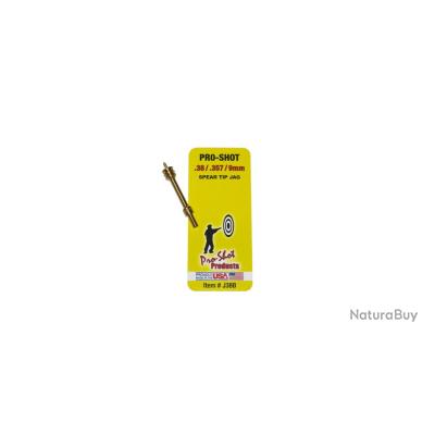 POUSSE CHIFFON CRÉNELÉ PRO-SHOT POUR CALIBRE .38 .357 9MM - Brosses ...