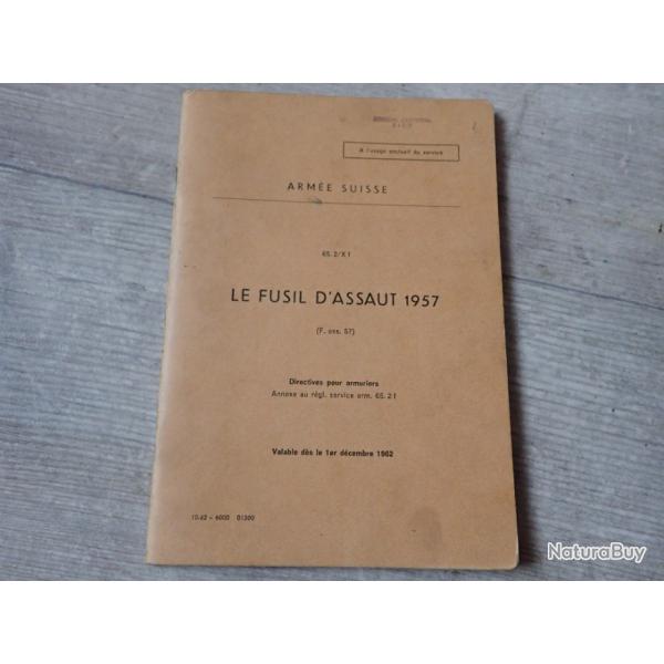 Rare notice technique pour armurier : FASS 57 suisse - Autres ...