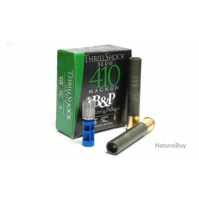 Balles B&P Thrill Shock cal 410 410 - Cartouches à balles calibre 410 ...