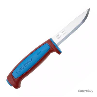 Poignard Basic 511 carbone (rouge/bleu) édition limitée 2025 [Morakniv] - Couteaux droits et ...