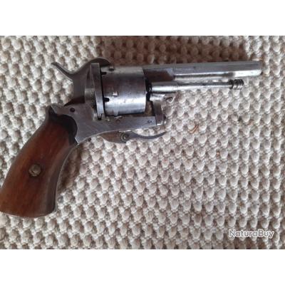 Revolver à broche 7mm système Lefaucheux - Pistolets et Revolvers à ...