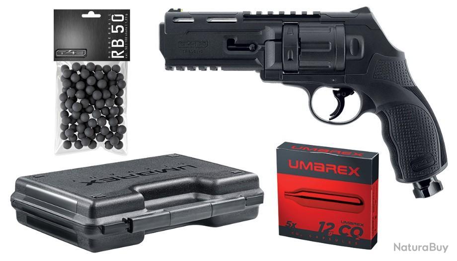 Vente Flash ! Pack Umarex T4E TR50 Cal.50 13 joules + Mallette + Billes + CO2 - Armes à balles ...