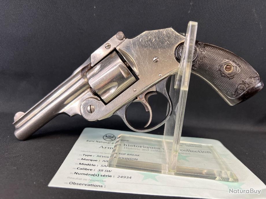 IVER & JOHNSON SAFETY HAMMERLESS cal 38sw - Revolvers (13033689)