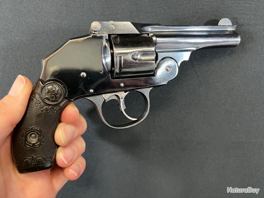 IVER & JOHNSON SAFETY AUTOMATIC HAMMERLESS cal 38sw - Revolvers (13033748)