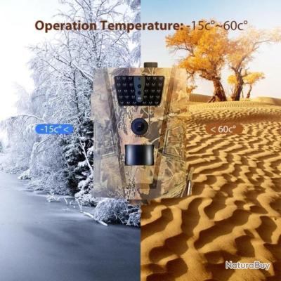 4X CAMÉRAS DE CHASSE CAMOUFLAGE - DÉTECTEUR DE MOUVEMENT PHOTOS/VIDÉOS ...