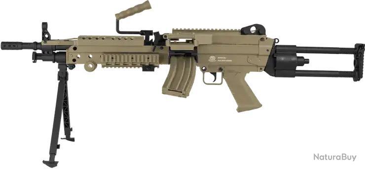 FN MINIMI M249 PARA Tan AEG - Fusils d'assaut (13366809)