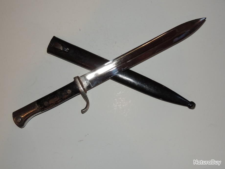 BELLE BAIONNETTE MAUSER PARADE 1898 / DATEE 1915 / TRES BEL ETAT ...