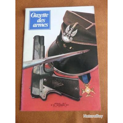 Gazette de armes numéro 54 Novembre 1977 - Livres sur les armes militaria et western (13043298)