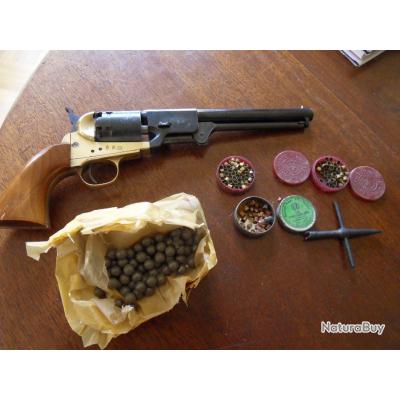 COLT DRAGOON OU COLT 1851 NAVY AVEC BOITES DE CAPSULES US - Revolvers à ...