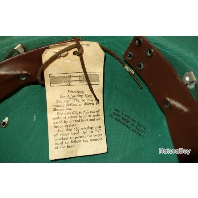 CASQUE TROPICAL de la US NAVY 1943 de la SECONDE GUERRE. /8733 ...