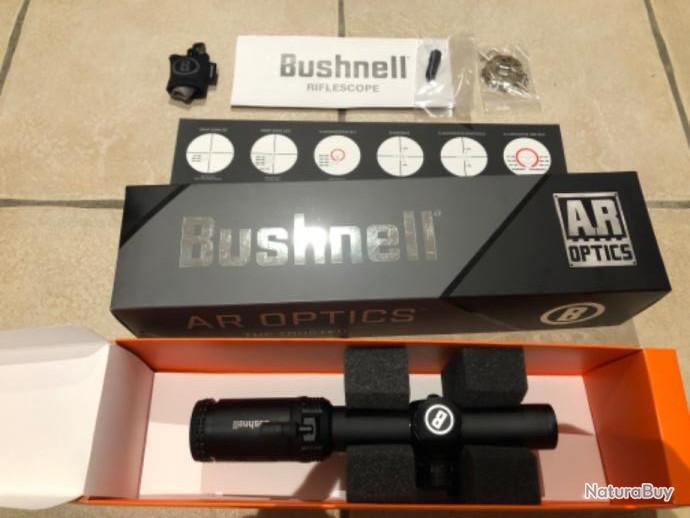 Lunette Bushnell AR Optics 1-4x24mm FFP illuminated BTR - Lunettes de ...