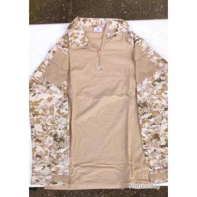 Chemise UBAS camouflage digital ACU Désert - Chemises tactiques (13062950)