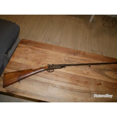 Sympathique carabine de braconnier Stéphanoise Cal 12mm à percussion ...