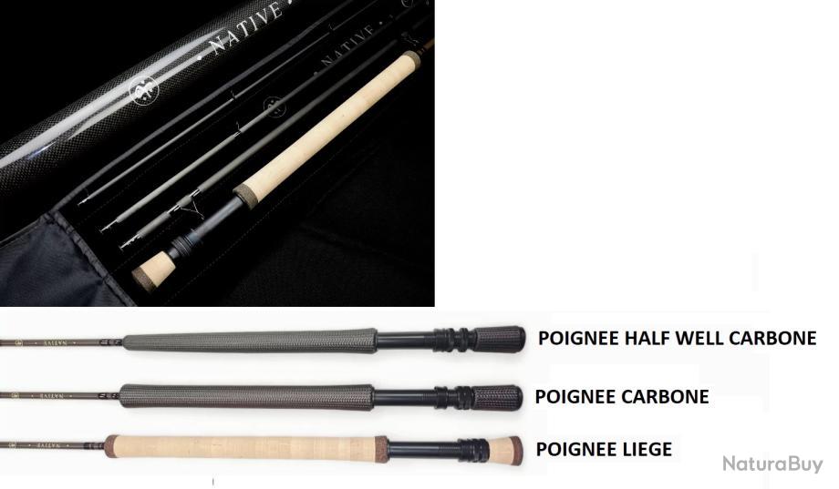 CANNE NATIVE ORIGINE 3M80 - Poignée Liège - Toc - Appâts naturels ...