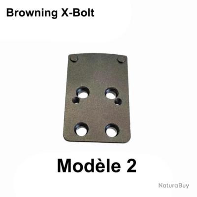Embase montage pour point rouge Browning X-Bolt - Modèle 2 - Embases ...