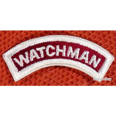 USA Ancien Patch 1940/50 Banane WATCHMAN (gardien) pour collection ne ...