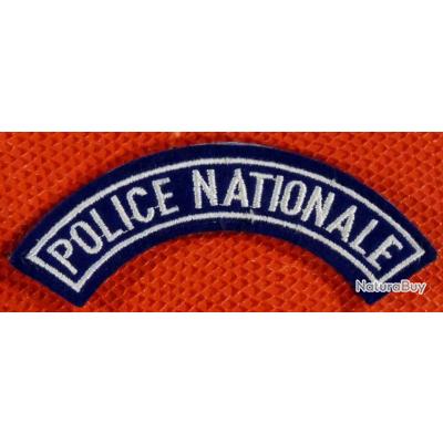 ANCIEN Patch Banane d'épaule Police nationale POUR COLLECTION, NE PAS ...