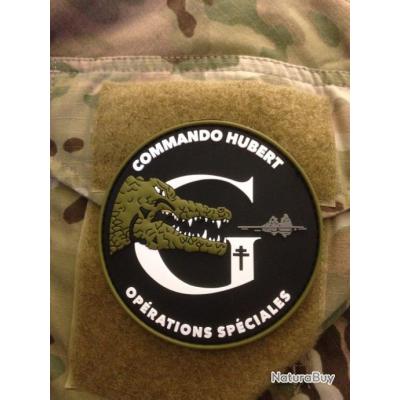 Patch écusson Forces Spéciales Commandos Marine HUBERT Groupe G - Insignes en tissu - Patchs ...