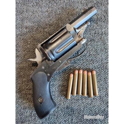 Révolver Velodog signé Emile Warnant cal 6mm 6 coups double action ...