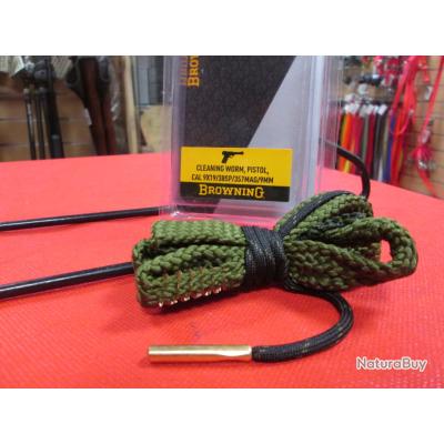 Cordon de nettoyage cal.9mm /38/ 357 (Bore Snake) Browning - Cordons ...