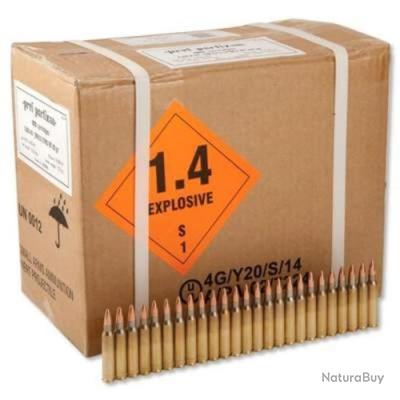 5.56x45 NATO 55Gr FMJ M193 PPU PRVI PARTIZAN X1000 - Munitions de ...