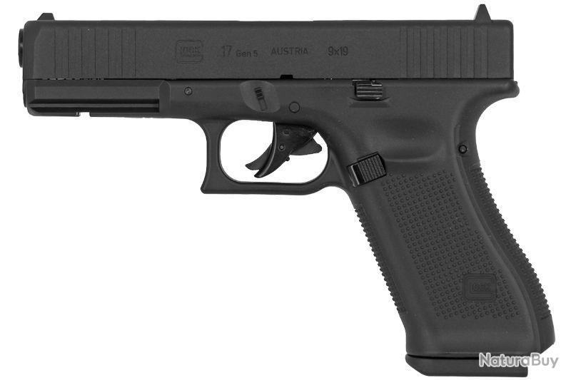 Pistolet Glock 17 Gen 5 cal 4.5 mm à chaine rotative plombs Umarex - Pistolets CO2 (13118987)