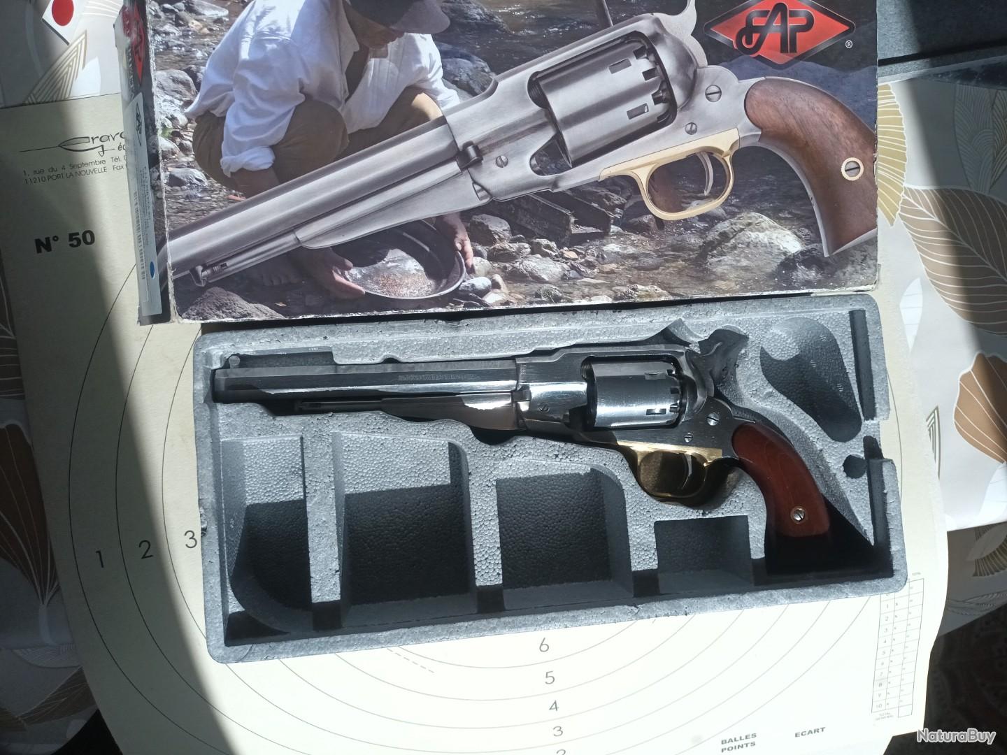 Remington 1858 inox - Revolvers à poudre noire (13385851)