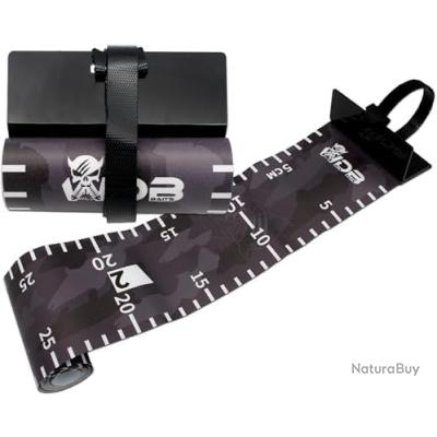 Angel-Berger Wild Devil Baits Rollup Measure Scale Fish Ruler Mètre ...