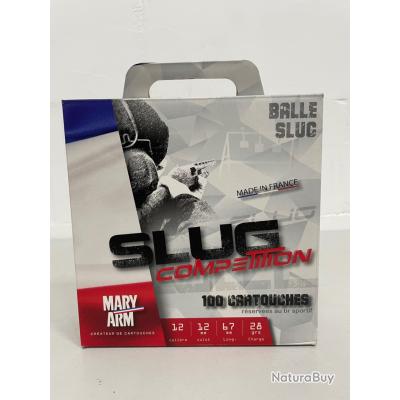 !! NEUF !! CARTOUCHE MARY ARM SLUG COMPÉTITION CALIBRE 12/67 28gr ...