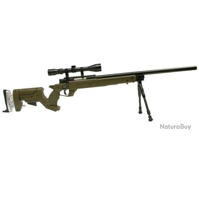 Sniper L96 Mauser Pro Tactique w/ Lunette & Bipied (Well) OD - Fusils ...