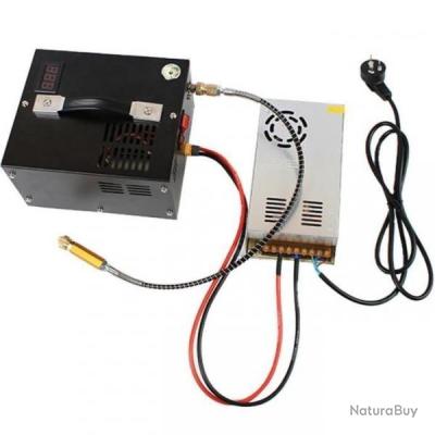 Compresseur PCP 300 bars Haute pression portatif 220 V / 12 V transformateur séparé - Pompes PCP ...