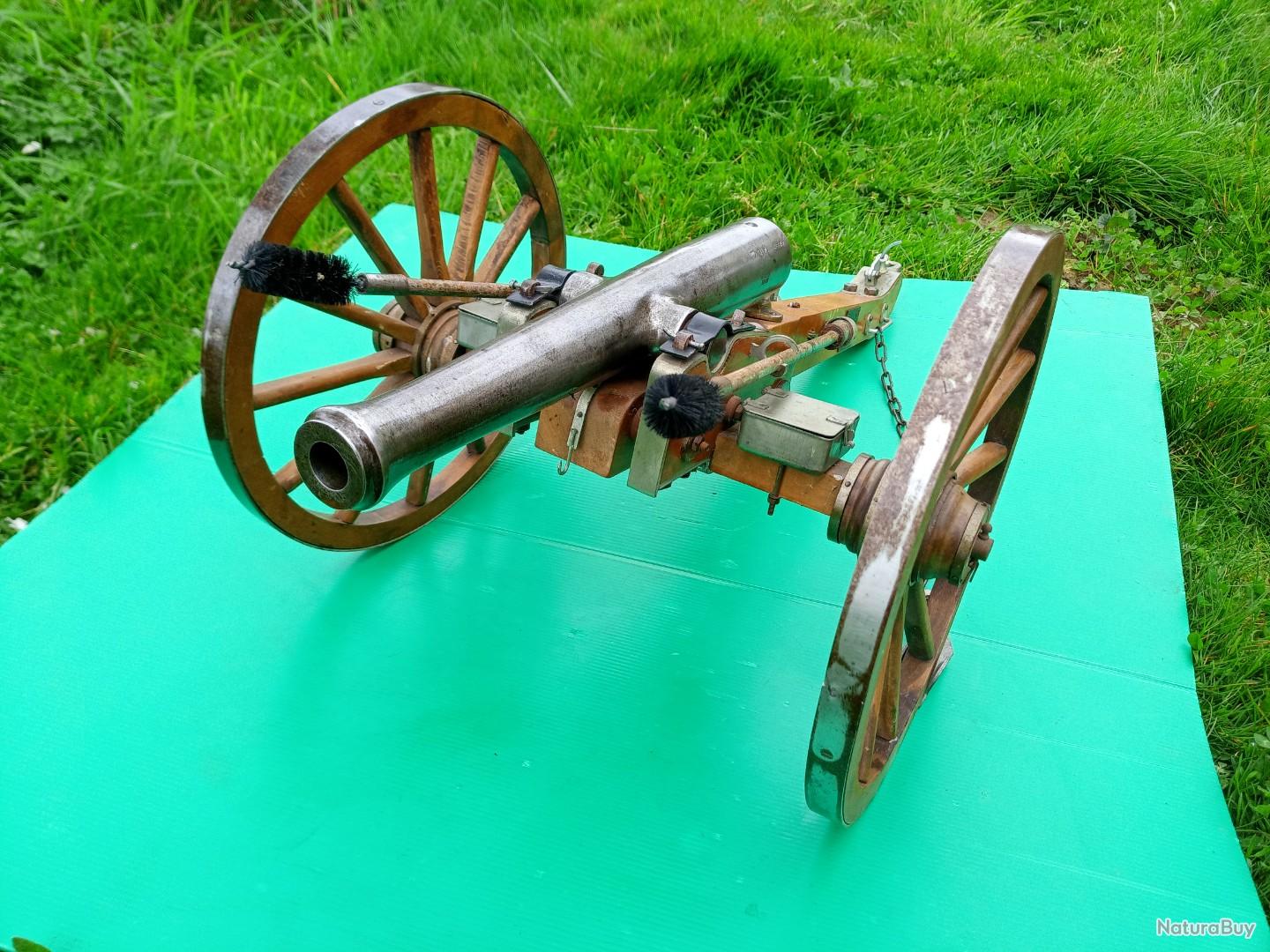 ANCIEN CANON POUDRE NOIRE ( CAL 70 ) . LG TUBE CANON ACIER : 380 mm ...