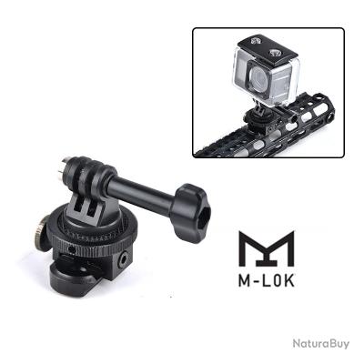 Embase caméra "gopro" M-LOK - Rails et embases pour montage tactique ...
