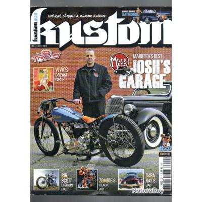 Kustom magazine hot-rod, chopper et kustom kulture 19 et 20 avec poster ...
