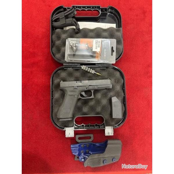 OCCASION B - GLOCK 17 GEN 5 MOS CAL 9X19 + DETENTE GLOCK PERFORMANCE - Pistolets de Catégorie B ...