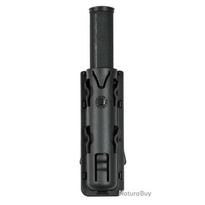 Porte matraque télescopique noir orientable-Pour bâton de 21 ...