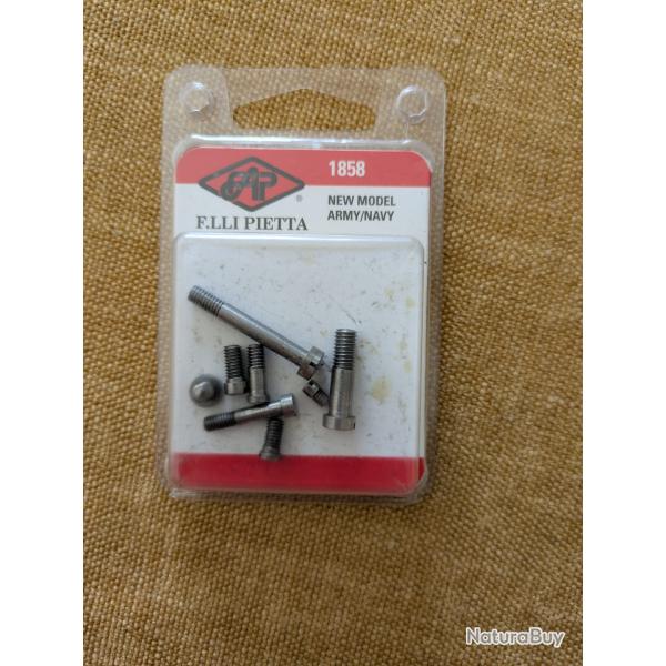 KIT Vis (8 Vis) Remington 1858 New Model Army/Navy PIETTA - Pièces ...