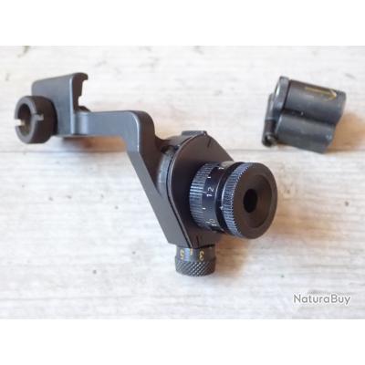 DIOPTRE + TUNNEL avec iris Gehmann D75, pour fusil K31 Rubin Schmidt ...