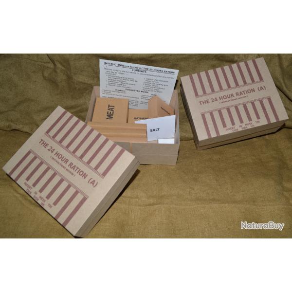 Reproduction Ration Anglaise WW2 - "The 24 Hour Ration" - Type A ...